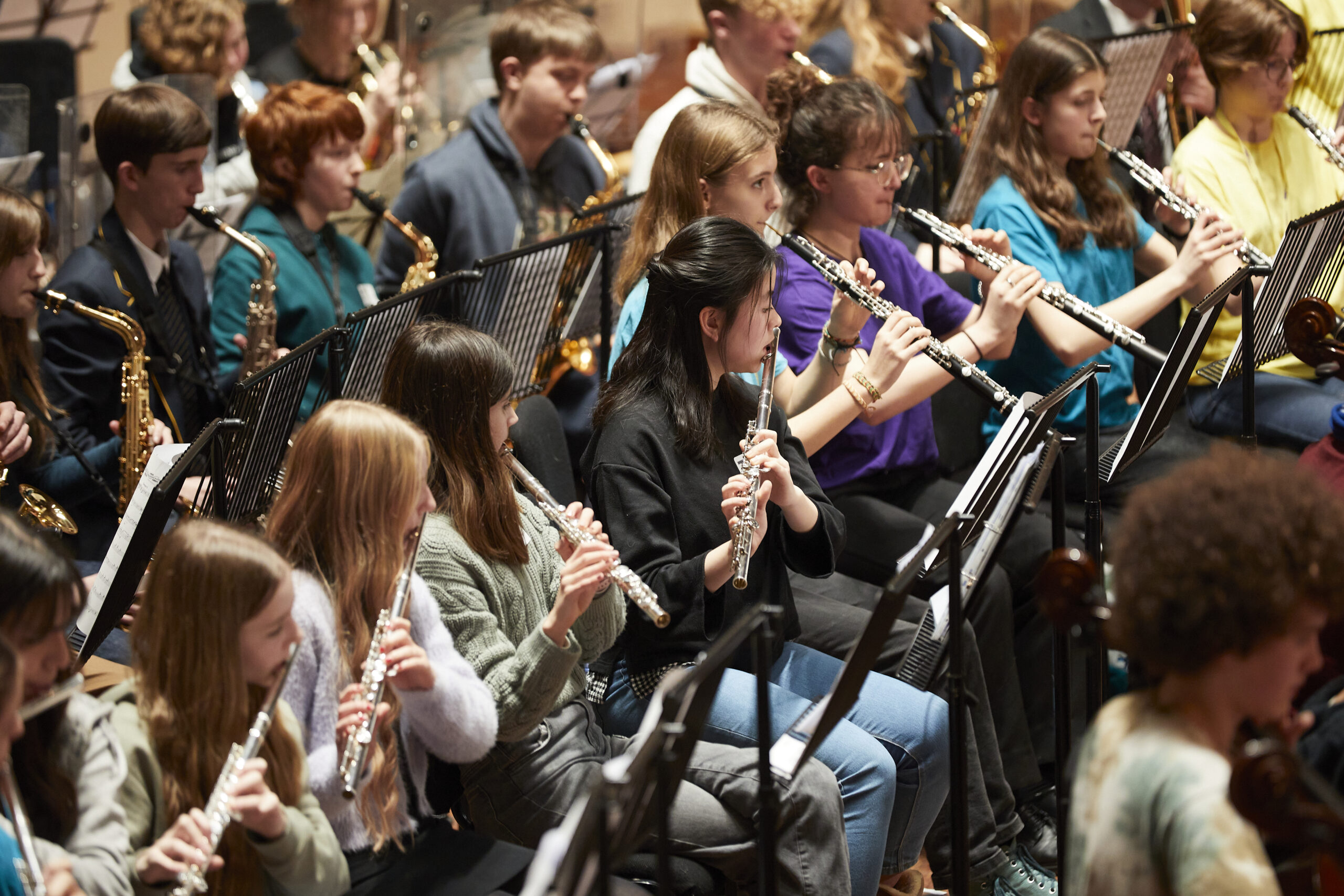 NYO Open: Side by Side rehearsal - The National Youth Orchestra